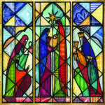 Stained Glass Window card - Coram