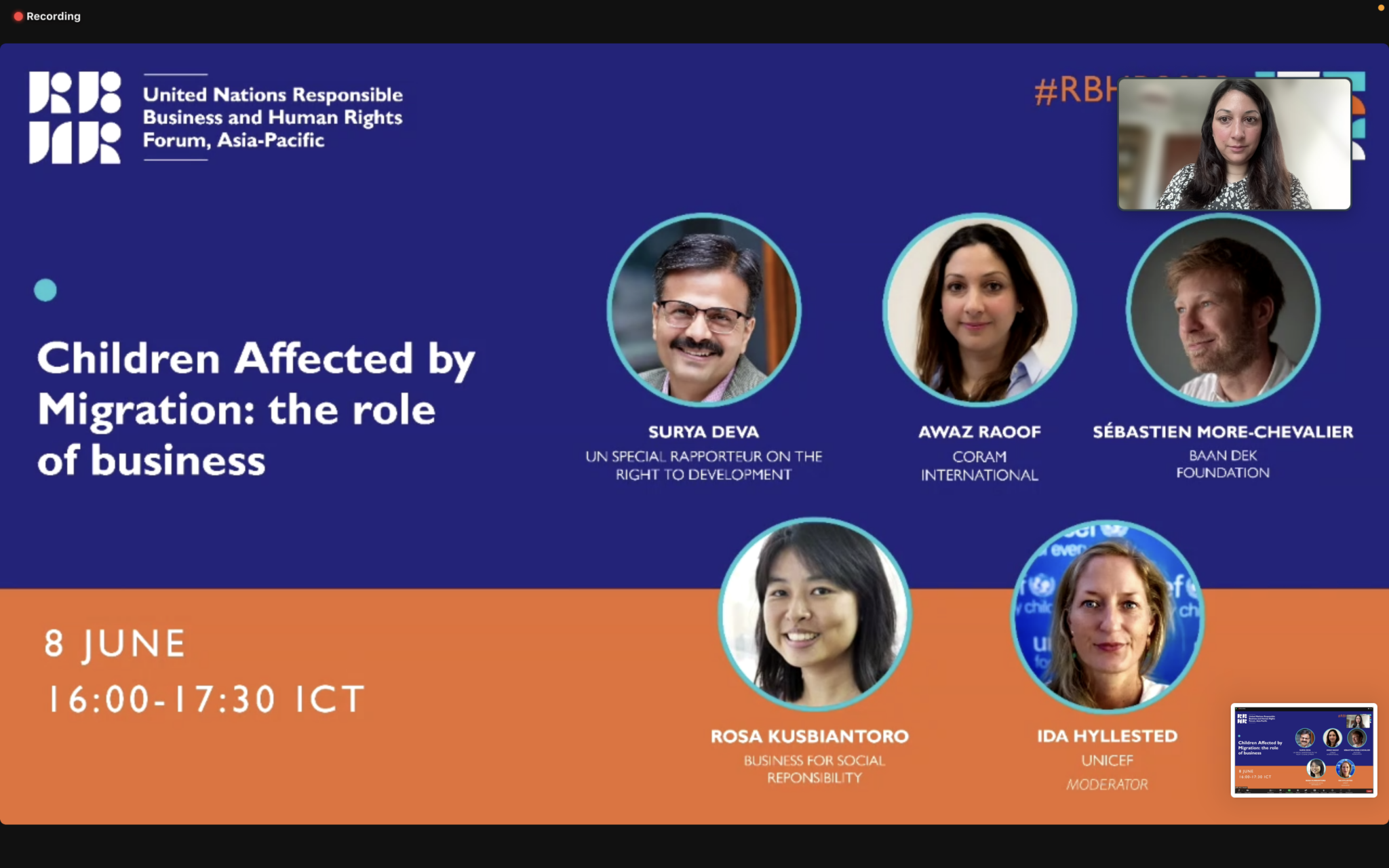 Panel Discussion: UN Responsible Business and Human Rights Forum, Asia ...