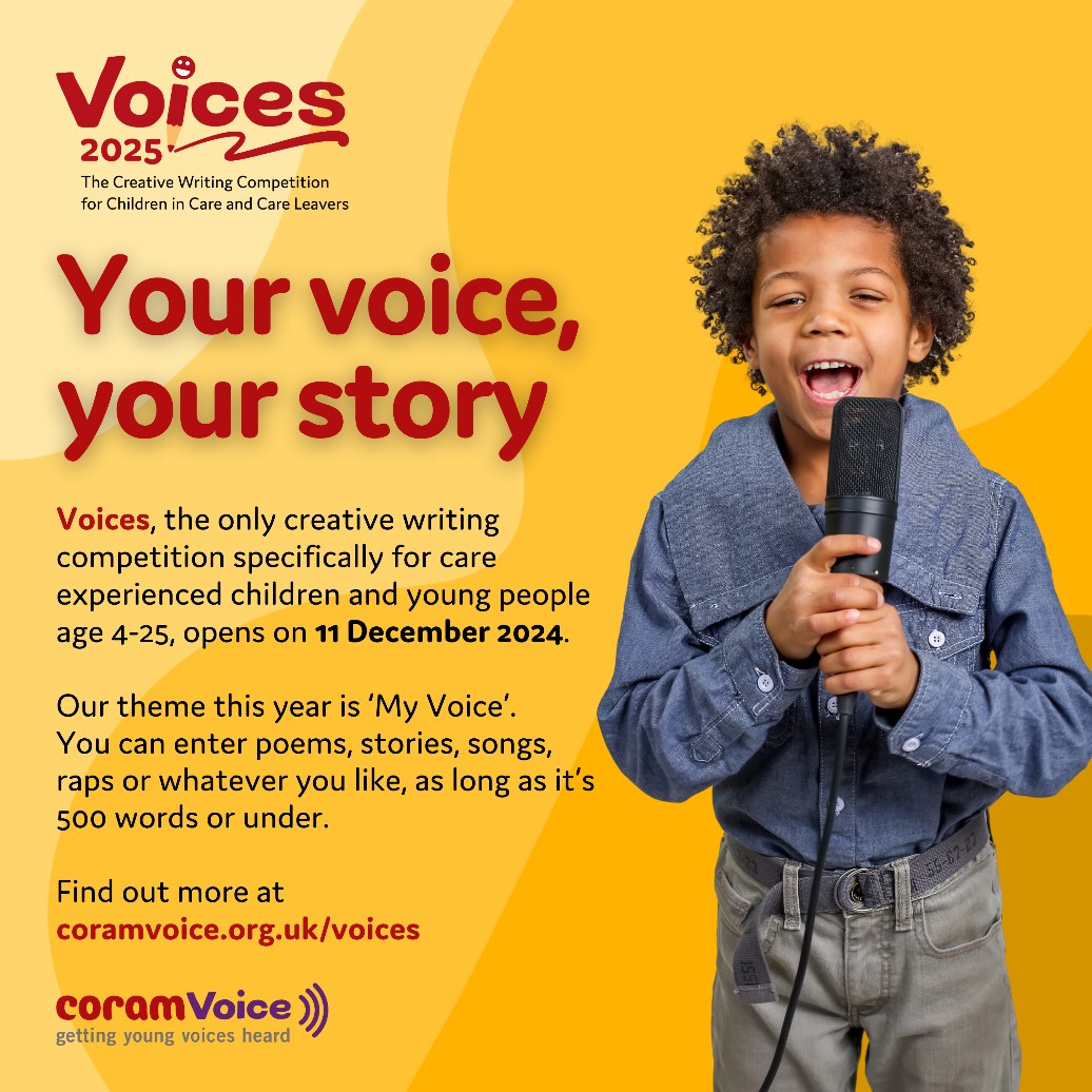 ‘Voices’ annual creative writing competition for children in care and ...