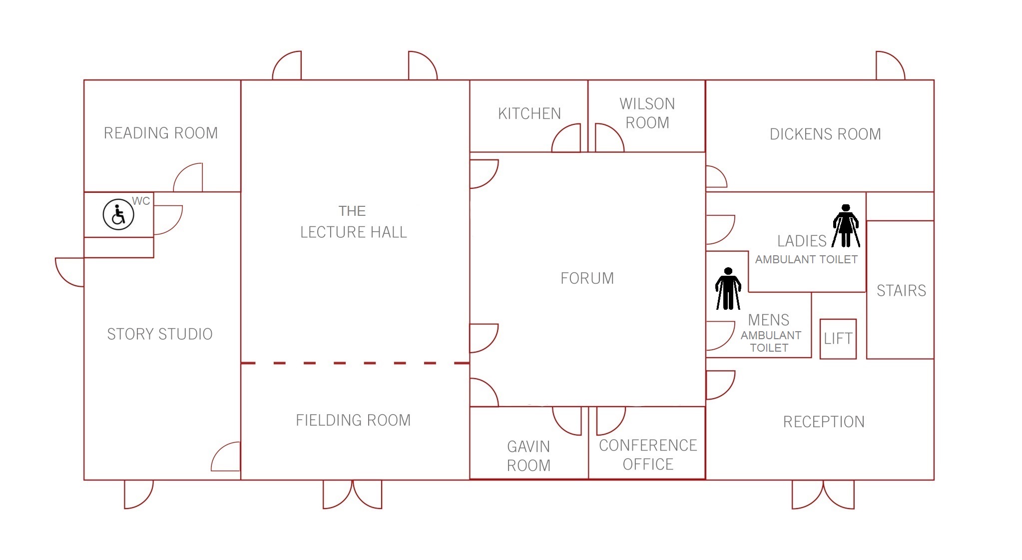 Capacity and floor plan - Coram