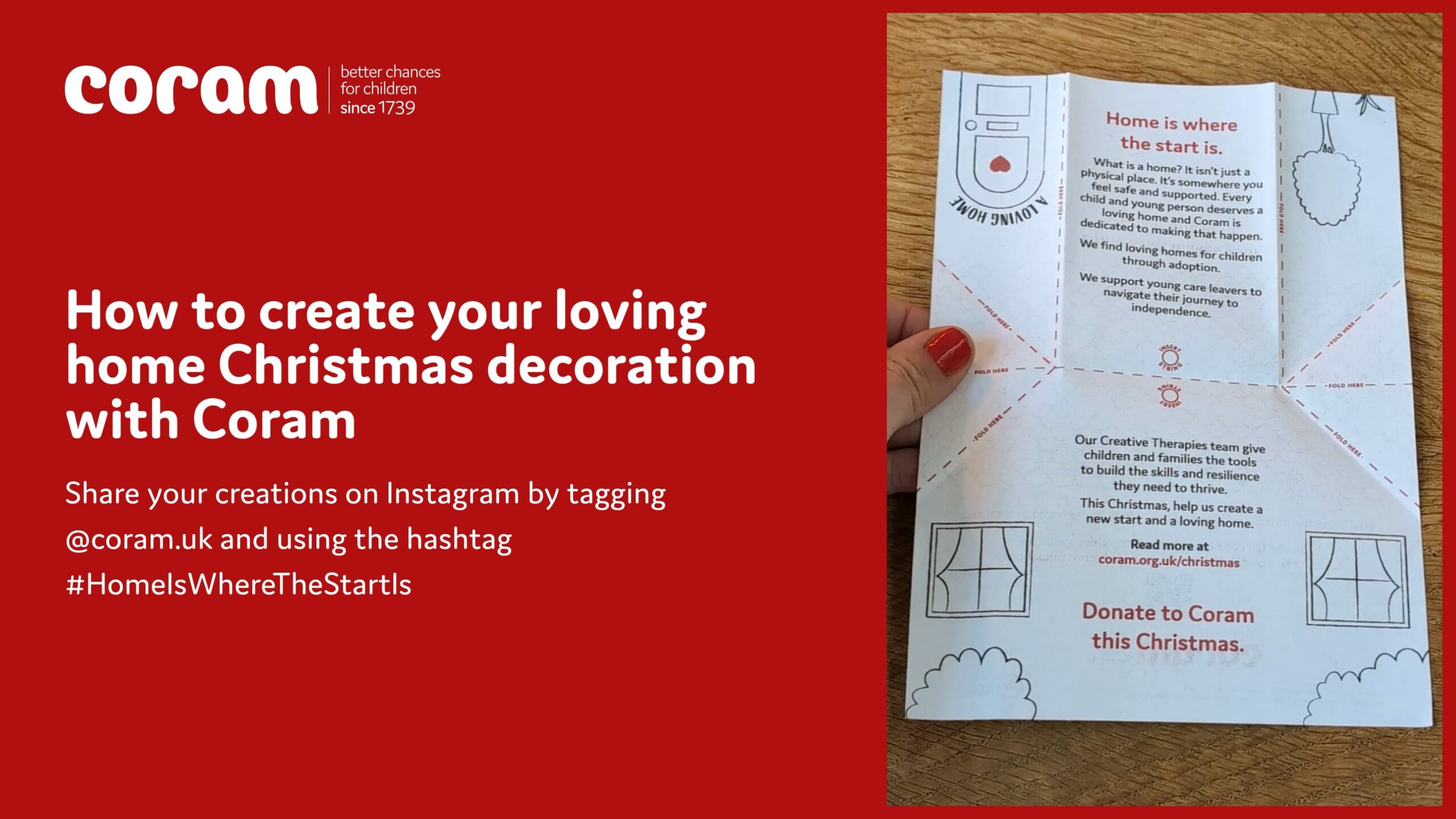 Create your origami house with Coram - Coram